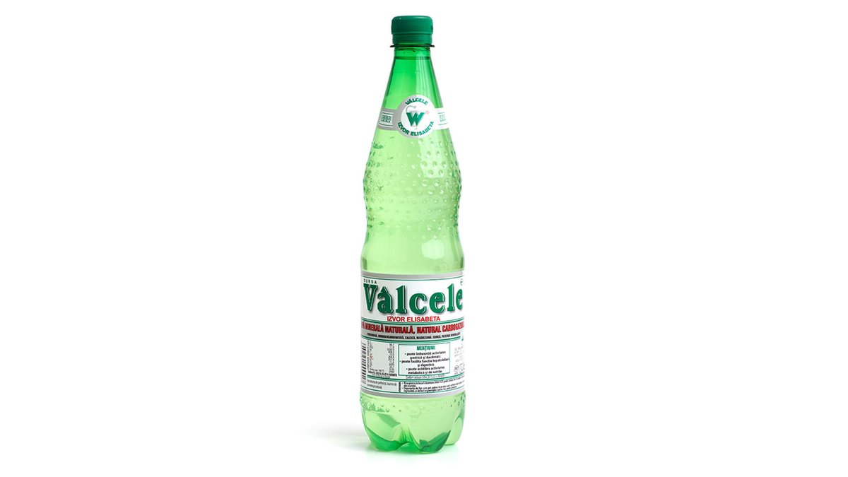 Apa carbogazoasa minerala naturala Valcele, 1 l | Auchan Supermarket ...