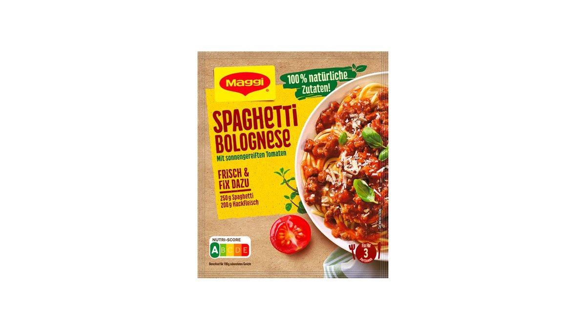 Maggi Fix Spaghetti Bolognese 36g | Flink Schnewlinstraße | Wolt