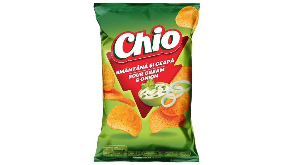Chipsuri cu smantana si ceapa Chio, 125 g | Auchan Supermarket Sky ...