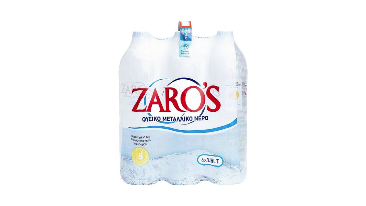ZARO’S Natural Mineral Water 6x1.5L 655358 | Sklavenitis Kato Paphos | Wolt