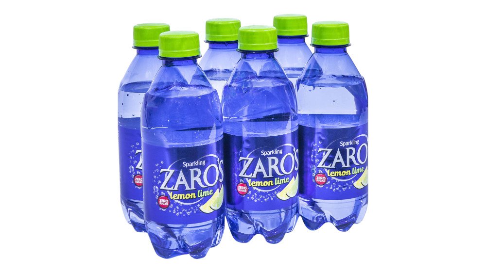 ZARO’S Sparkling Natural Mineral Water with Lemon 6 × 330ml 723398 ...