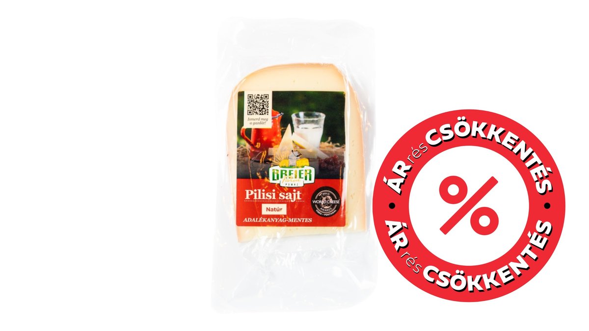 ** Breier Farm Pilisi Sajt, darabolt, ~200 g | Wolt Market Lehel | Wolt