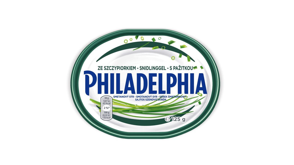 Tepamas varškės sūris su česnaku PHILADELPHIA, 125 g | Rimi Hyper ...