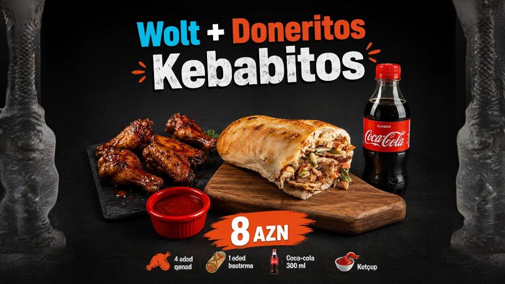 Köz Manqal Doner 🌯 | Wolt | Çatdırılma | Bakı