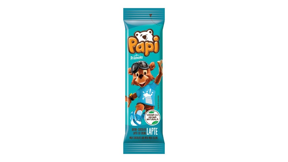 Baton de ciocolata cu crema cu lapte Primola Papi, 26.8 g | Auchan ...