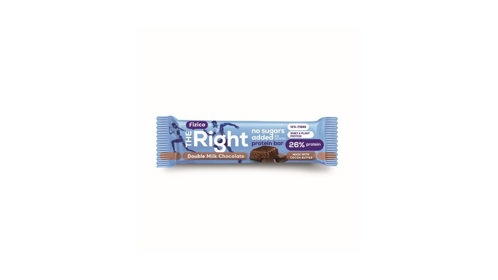Baton proteic cu ciocolata cu lapte Fizico The Right, 60 g | Auchan ...
