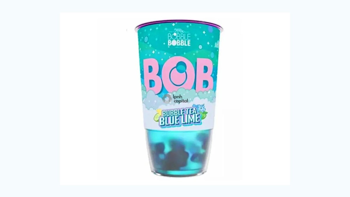 Bob Bubble Tea Blue Lime 360 ml | Édenkert ABC 0-24 | Wolt