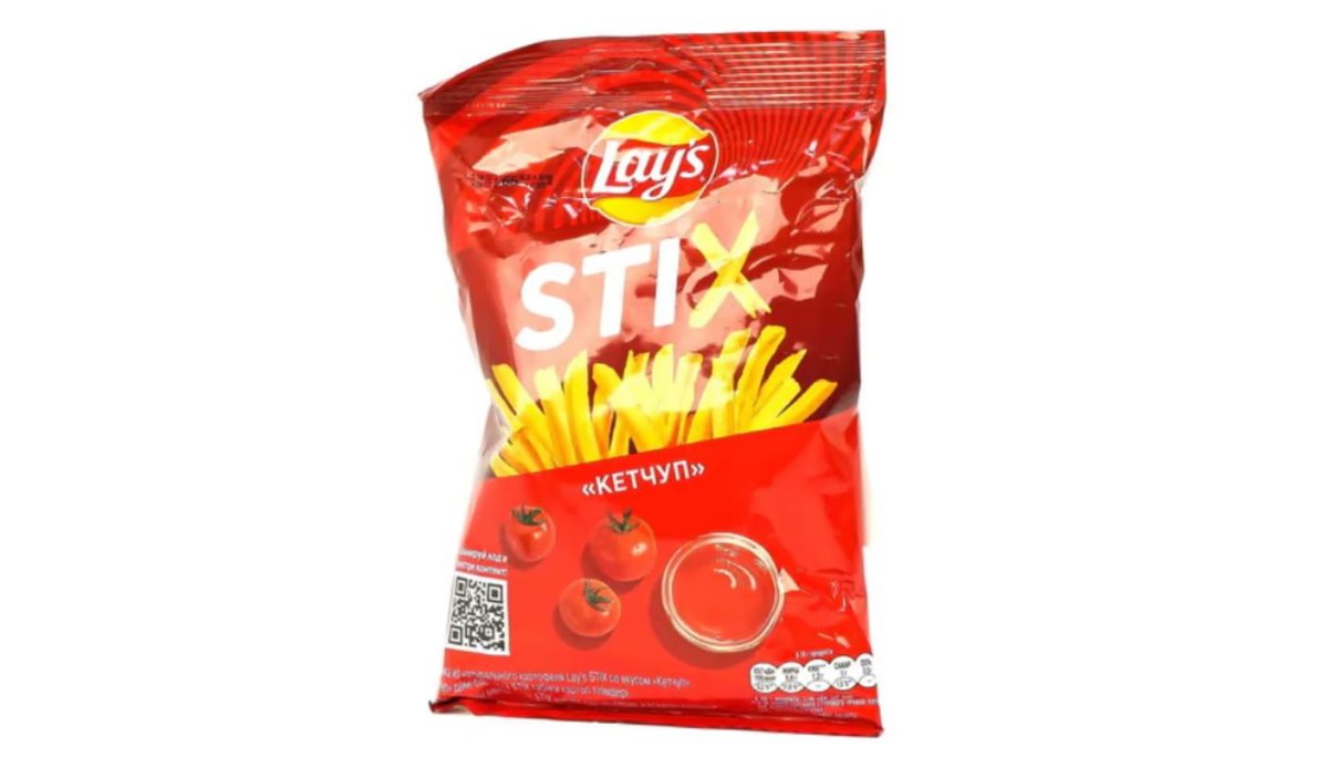 Lays ჩიფსი სტიქსი კეტჩუპის გემოთი 65 გრ Carrefour Kavtaradze Wolt