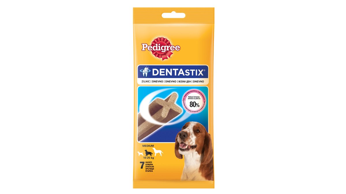 PEDIGREE DentaStix Daily za srednje pasmine, od 10 do 25 kg, 7 kom, 180g | Pet Centar - Škurinje ...