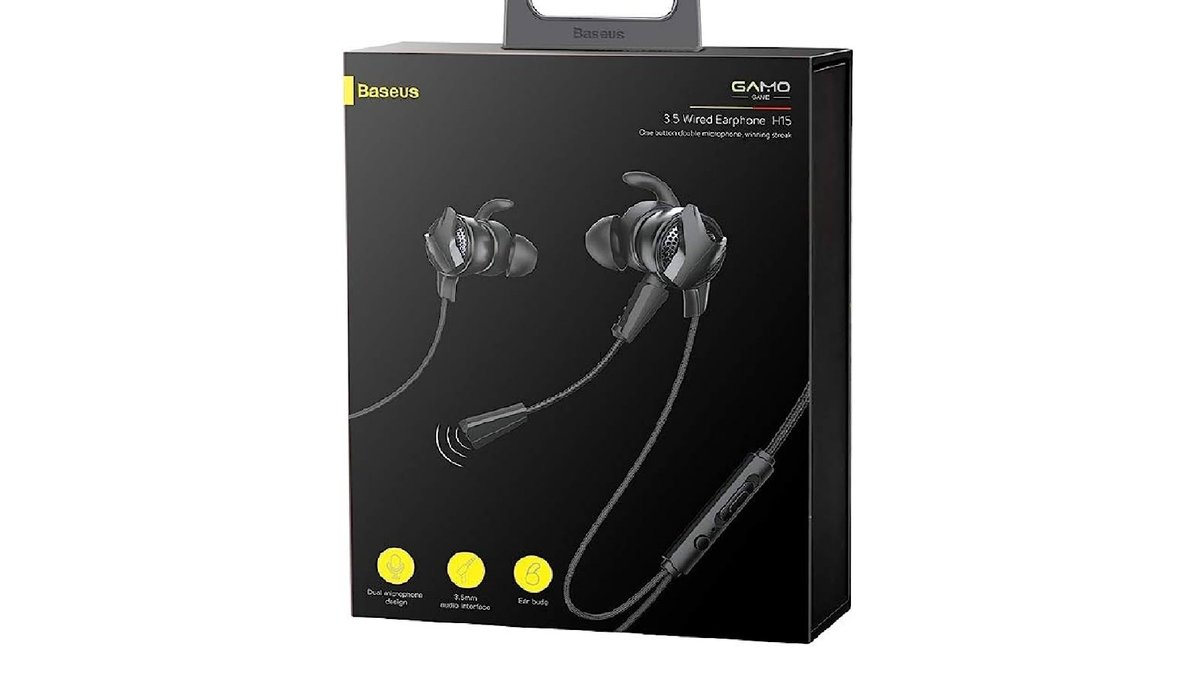 Baseus Earphone GAMO C15 Type-c Wired Black (NGC15-01) | Maltazon | Wolt