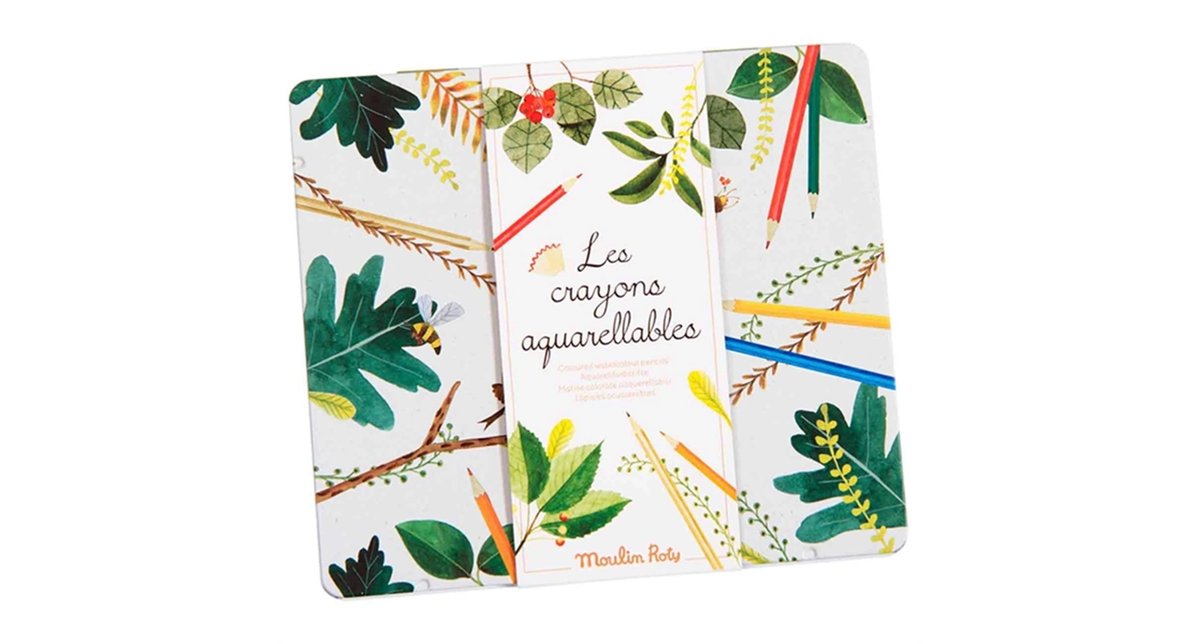 24 coloured watercolour pencils | One Two Play | Wolt