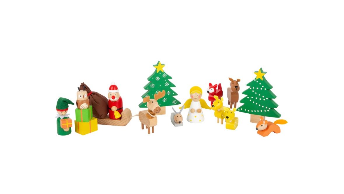 Play Set Animals' Forest Christmas | One Two Play | Wolt