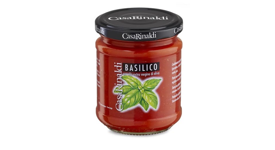 Casa Rinaldi Basil Tomato Sauce, 190g | Meats and Eats Gourmet Butcher - Naxxar | Wolt