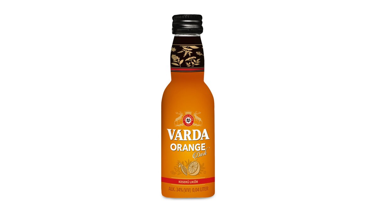 Várda Orange Dark likőr 34% 0,04 l | Kisbolt | Wolt