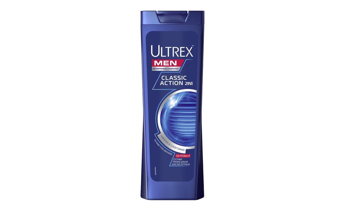 Ultrex Men Shampoo Classic 2in1 360ml | METRO Supermarket Mouttagiaka | Wolt