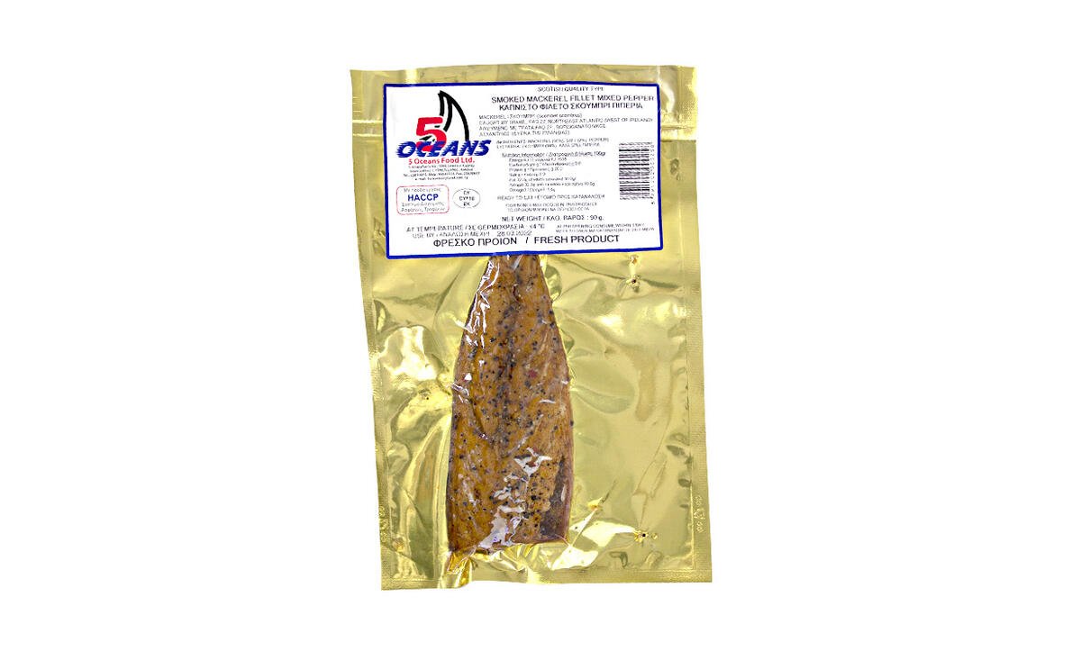 5 Oceans Smoked Mackerel Fillet Mix. Pepper 120g | METRO Supermarket Platy | Wolt