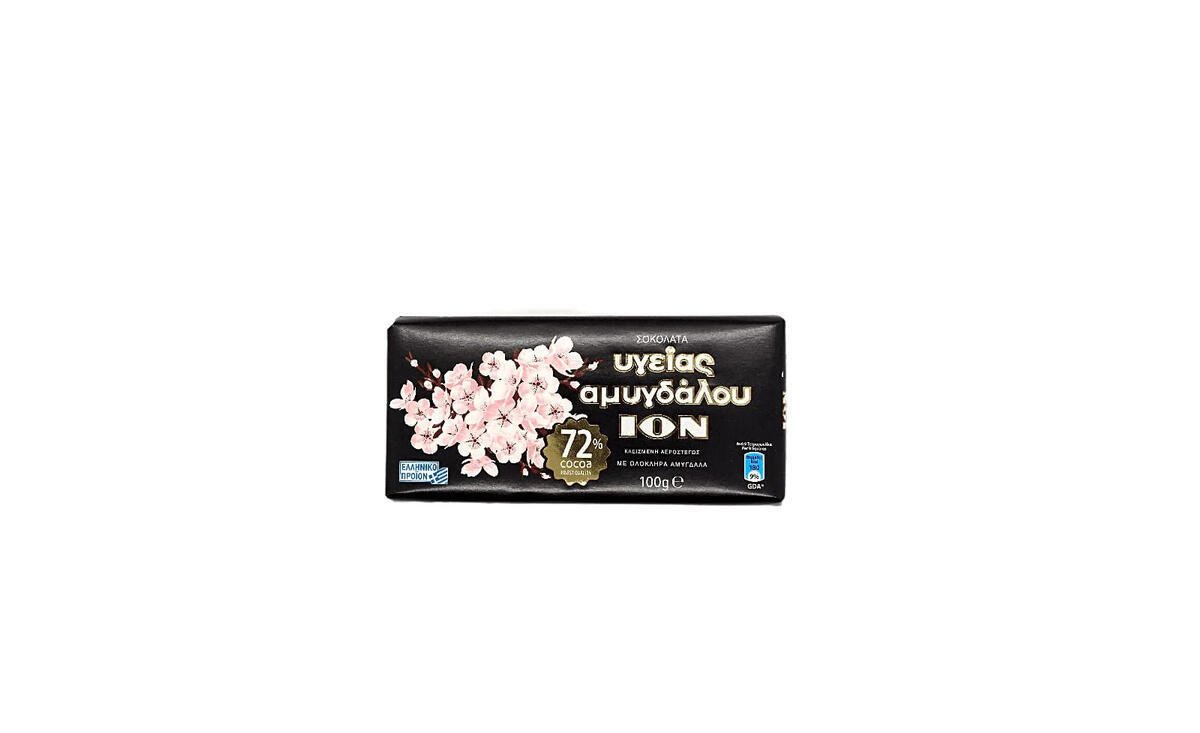 Ion Dark 72% Cocoa With Almonds 100g | METRO Supermarket Aglantzia | Wolt