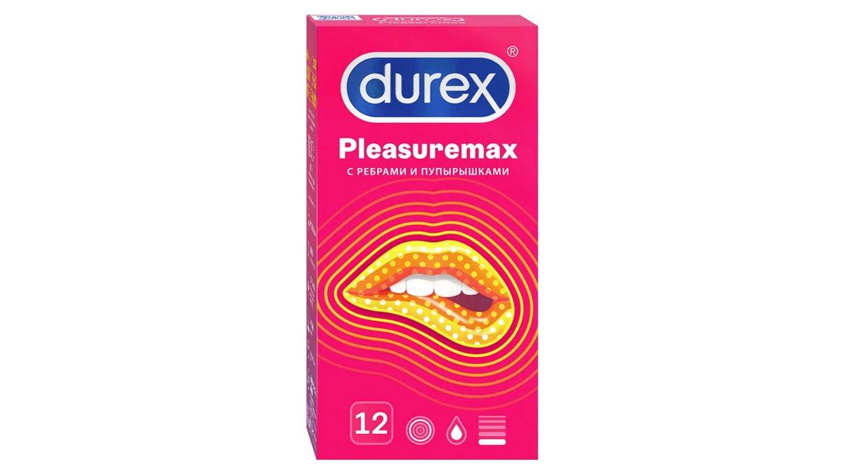 Durex Презервативы Pleasuremax С Ребрами И Пупырышками, № 12 Шт | Wolt ...