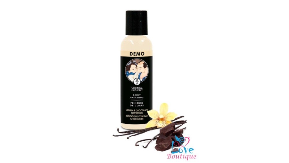 Shunga Vanilla & Chocolate Temptation Body Paint 60ml | Adults Love Boutique Limassol | Wolt