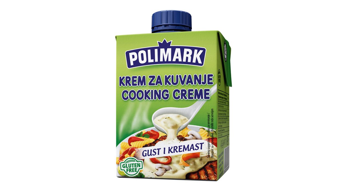 Krem za kuvanje Polimark 500ml | Wolt Market Novi Sad | Wolt