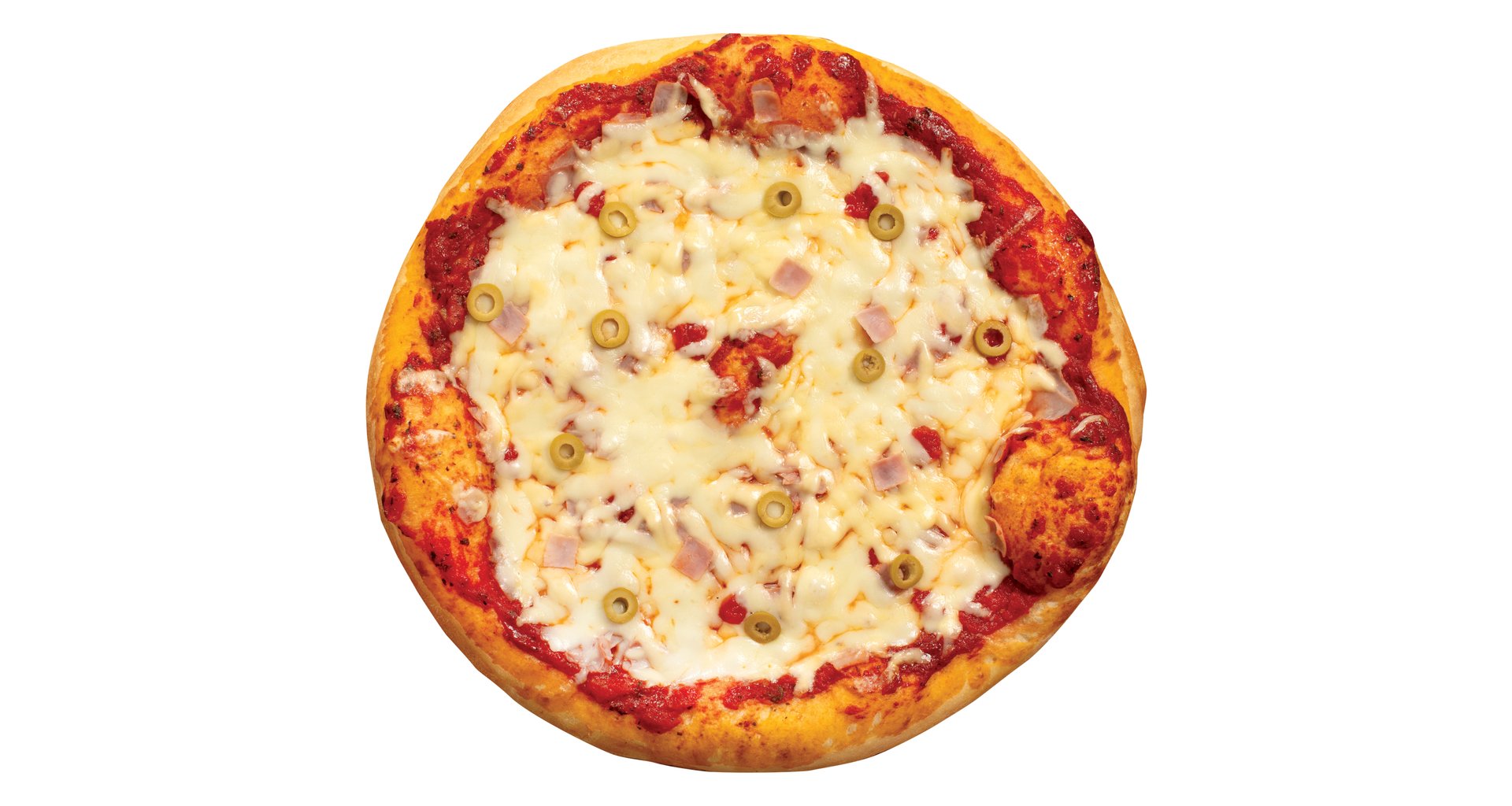 Pizza šunka sir cijela u kutiji 920g | Mlinar - Autobusni kolodvor | Wolt