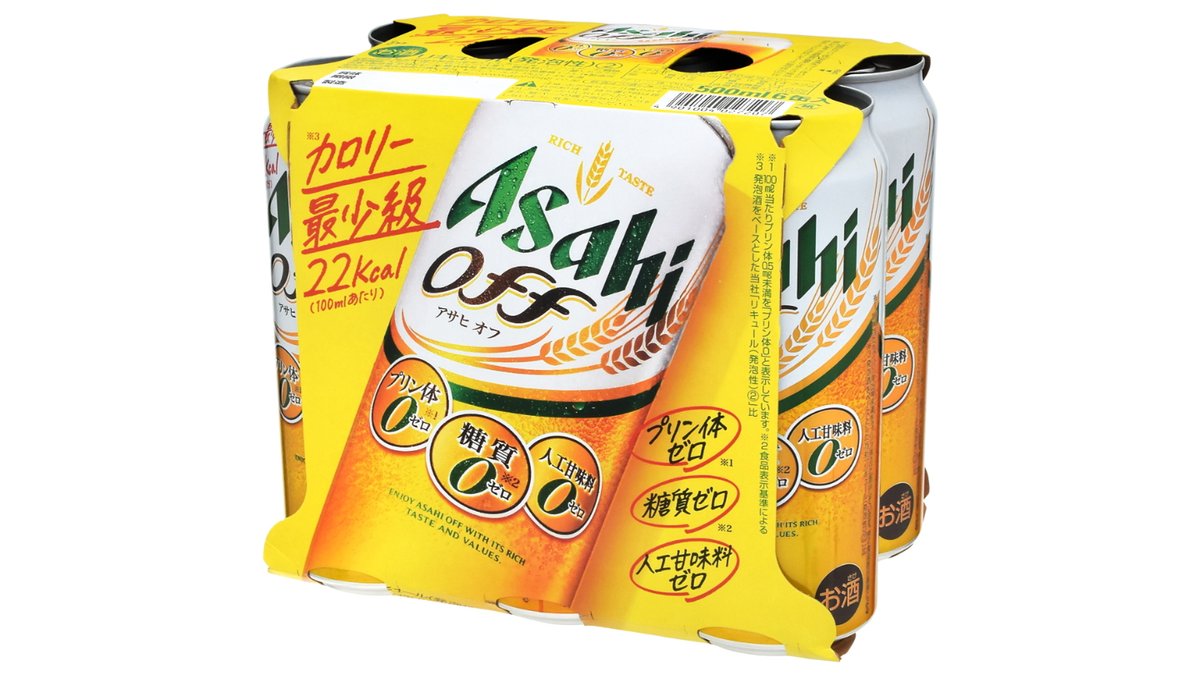 アサヒ オフ 500ml＊6 | サツドラ西線店 | Wolt