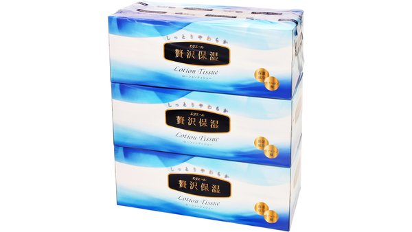 エリエール贅沢保湿 ティッシュ 200組3P | サツドラ 函館石川店 | Wolt