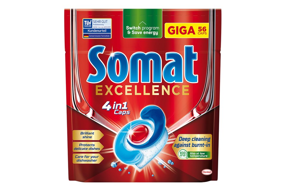 Detrdžent tablete za sudove Somat Excellence 56/1 | Wolt Market Niš | Wolt