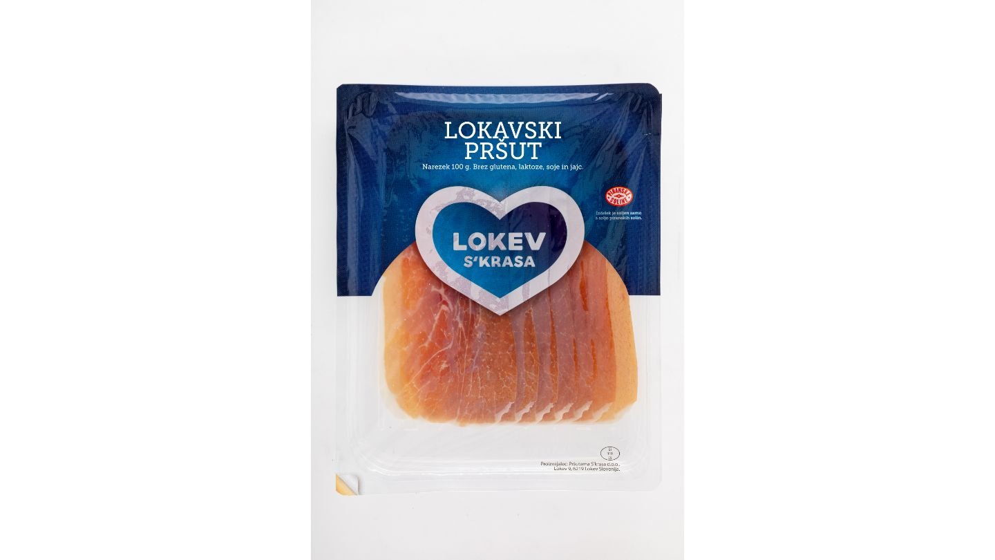 Lokavski pršut narezan 100g | Wolt Market Novi Sad Salajka | Wolt