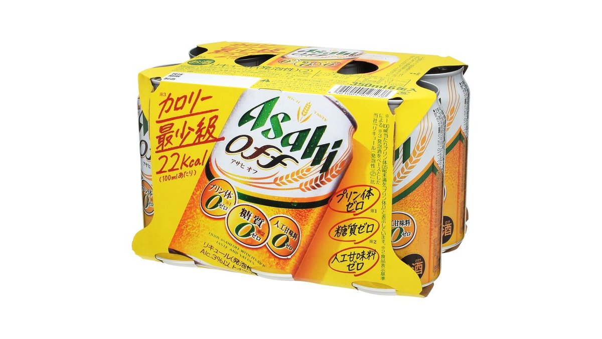 アサヒ オフ 350ml×6缶 | TRIAL GO 今泉2丁目店 | Wolt