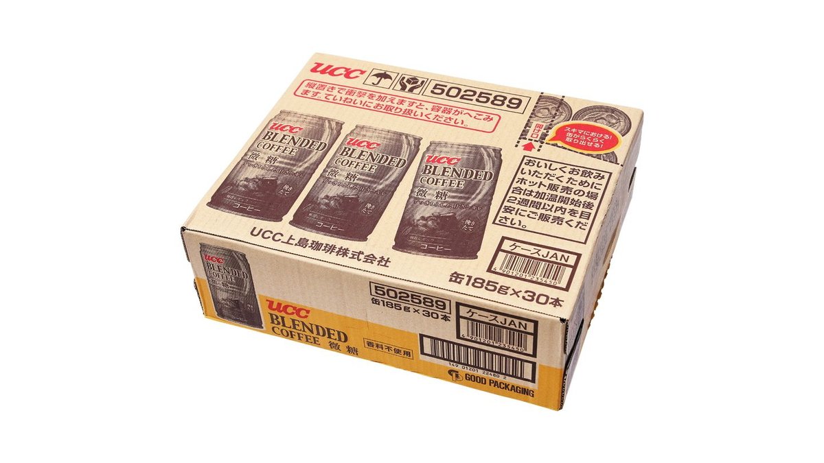 UCC ブレンドコーヒー 微糖 | 185g×30 | 薬王堂 八戸長根店 | Wolt