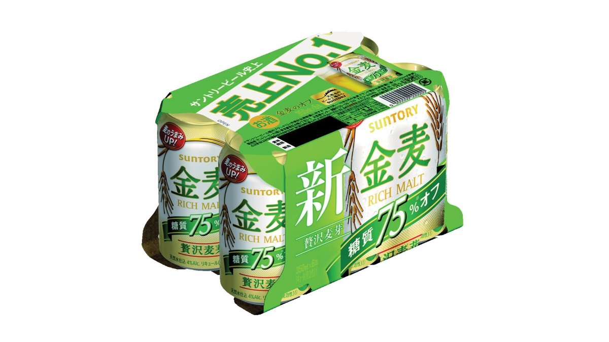 サントリー 金麦 糖質75%オフ | 350ml×6 | いなげや目黒八雲店 | Wolt