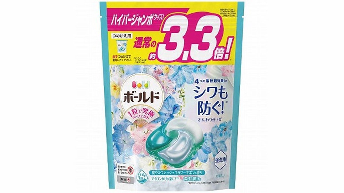P&G ボールドジェルボール4D フレッシュハイパージャンボ 36個入 | イオン東北 マックスバリュ盛岡津志田店 | Wolt