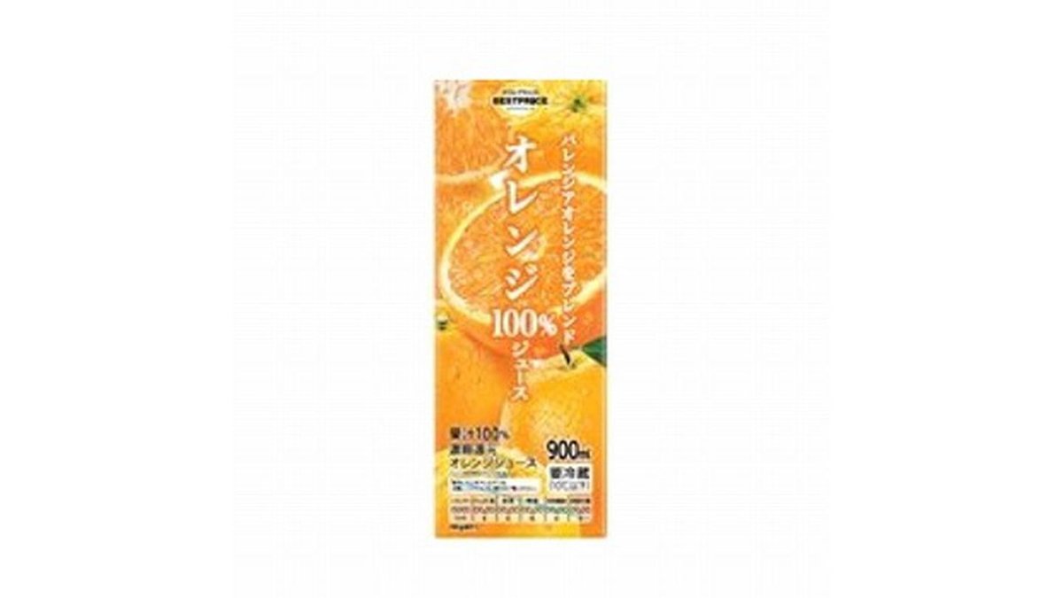 オレンジ100%ジュース 200ml トップバリュ ベストプライス Top Valu Best Price | イオン東北 イオンエクスプレス仙台八幡店 | Wolt