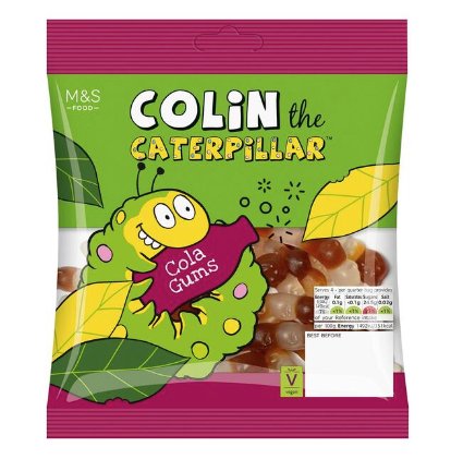 M&S Colin The Caterpillar Cola Gums, 170g | M&S Food Naxxar | Wolt