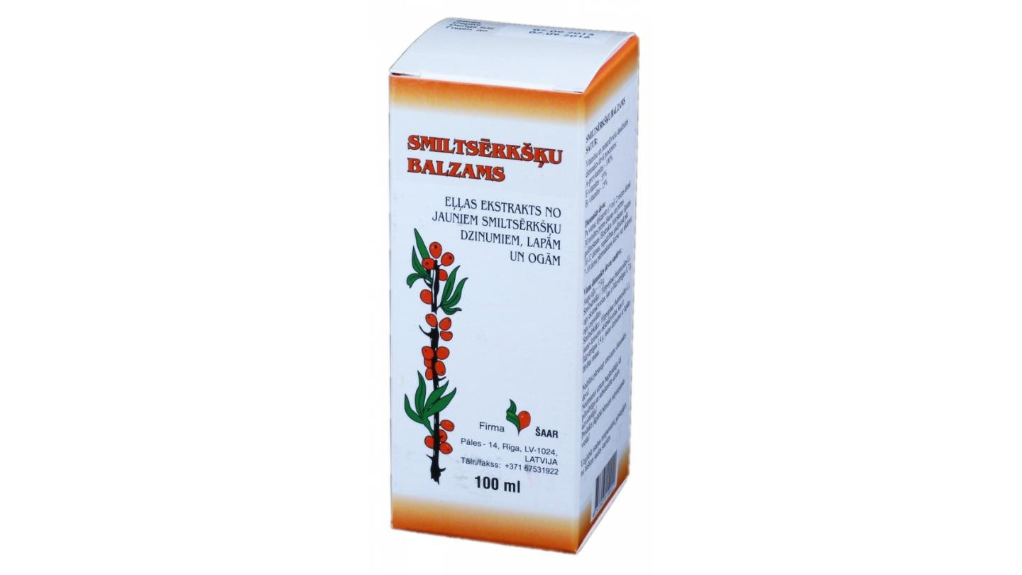 Smiltsērkšķu balzāms 100 ml | Mēness aptieka 99 (Biķernieku) | Wolt