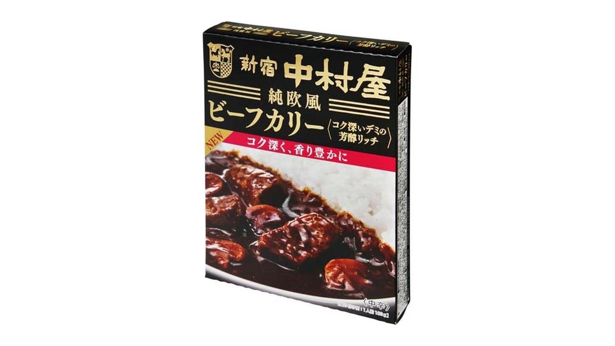 中村屋 ビーフカリー 芳醇リッチ 中辛 | 箱180g | いなげや目黒八雲店 | Wolt