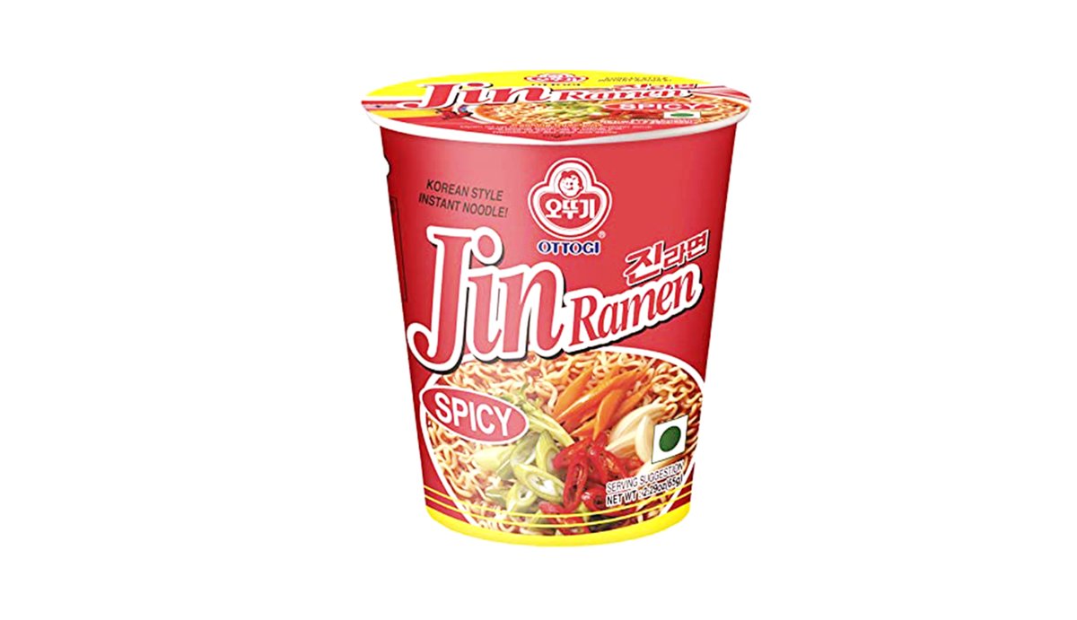 OTTOGI JIN Spicy Cup RAMYUN u čaši (pikantni)65g | K-FOOD Korean Supermarket | Wolt