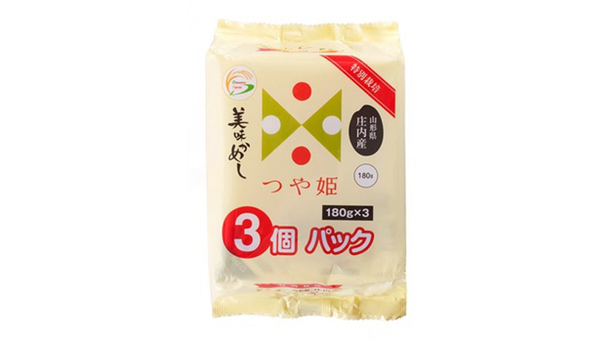 ドリームズファーム 美味かめし つや姫 180g×3 | イオン東北 イオン八戸田向 | Wolt