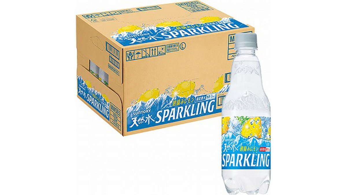 【ケース販売】サントリー 天然水 スパークリング レモン 500ml×24本 | イオン東北 イオン八戸田向 | Wolt