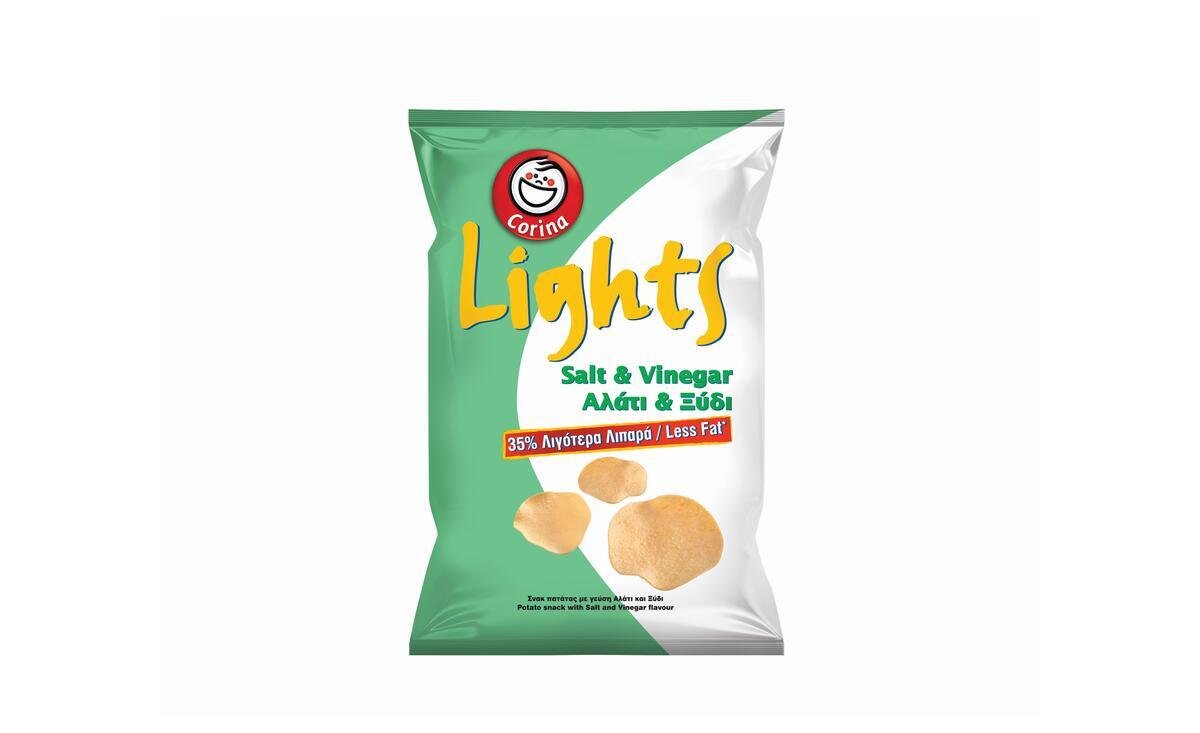 Corina Lights Salt & Vinegar Chips 90g | METRO Supermarket Platy | Wolt