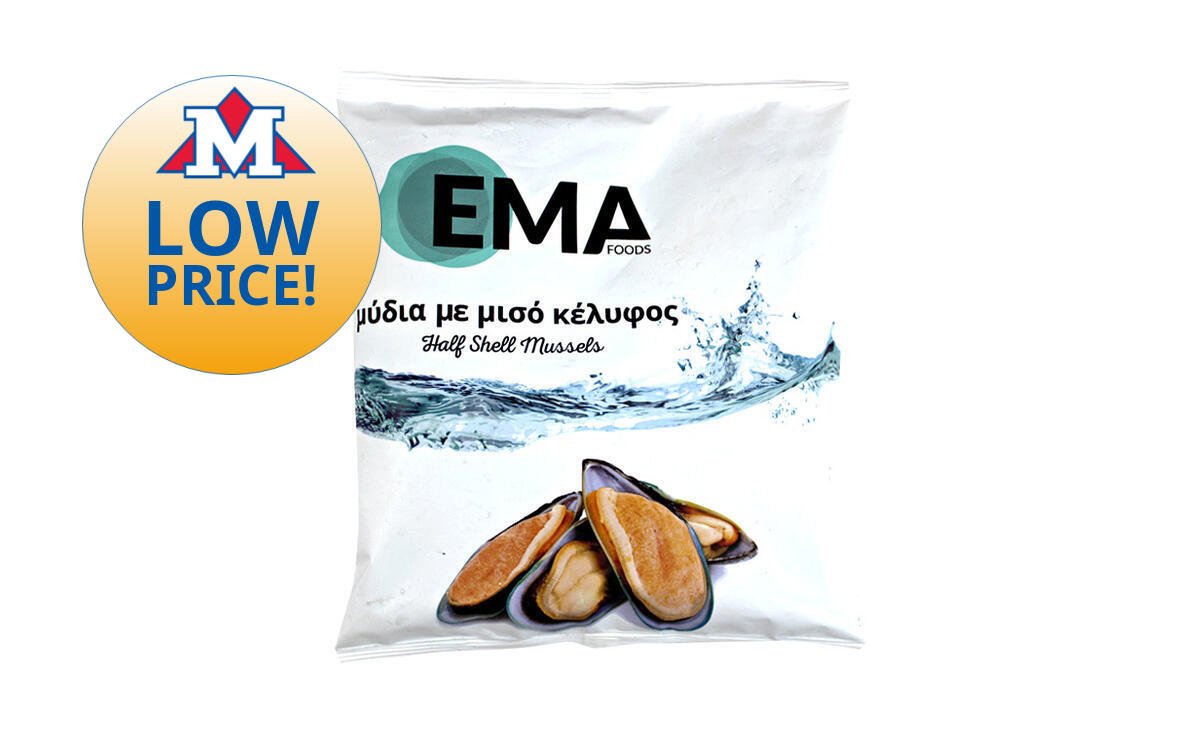 Emafoods Mussels Half Shell 260g | METRO Supermarket Platy | Wolt