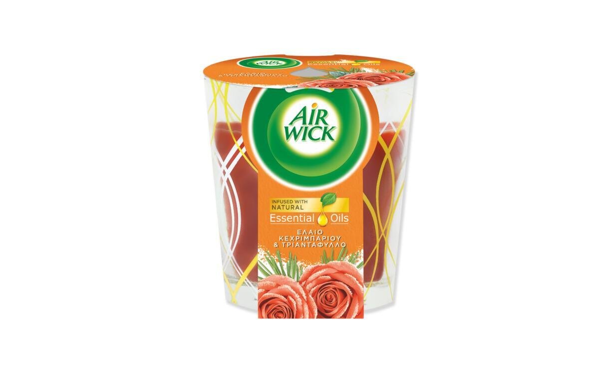 Airwick Candle Amber And Rose 105g | METRO Supermarket Aglantzia | Wolt