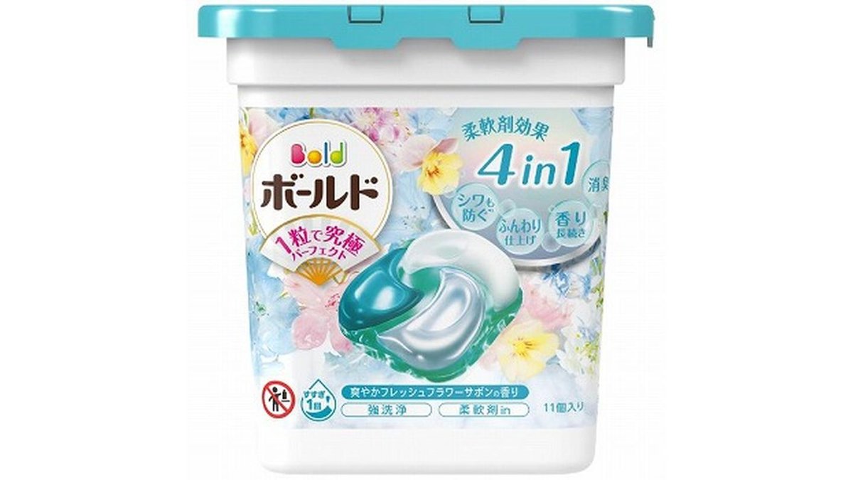 P&G ボールド ジェルボール4D 爽やかフレッシュフラワーサボンの香り 本体 11個 | イオン東北 イオンスタイル広面 | Wolt