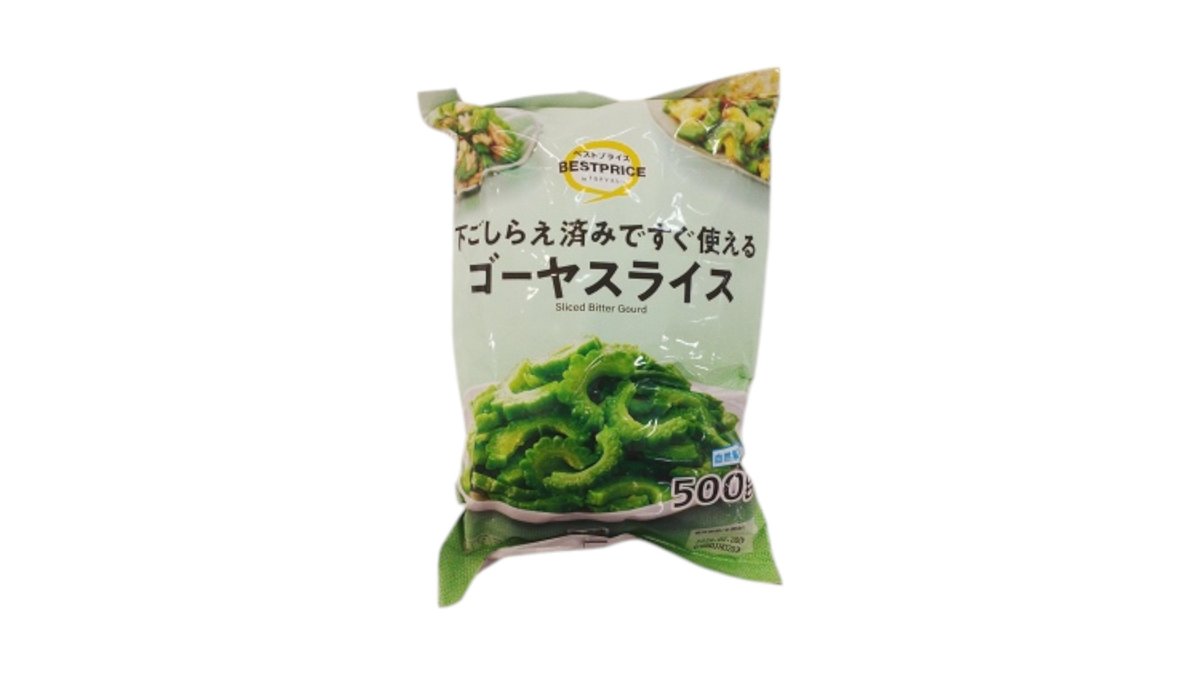 ゴーヤスライス 500g(冷凍) トップバリュ ベストプライス Top Valu Best Price | イオン登別店 | Wolt