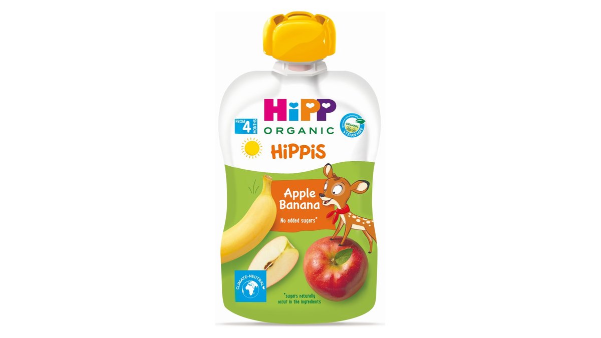 HIPP BIO SAD. BLAZ. 100 G JAB., BANANA | Baby Center Aleja | Wolt