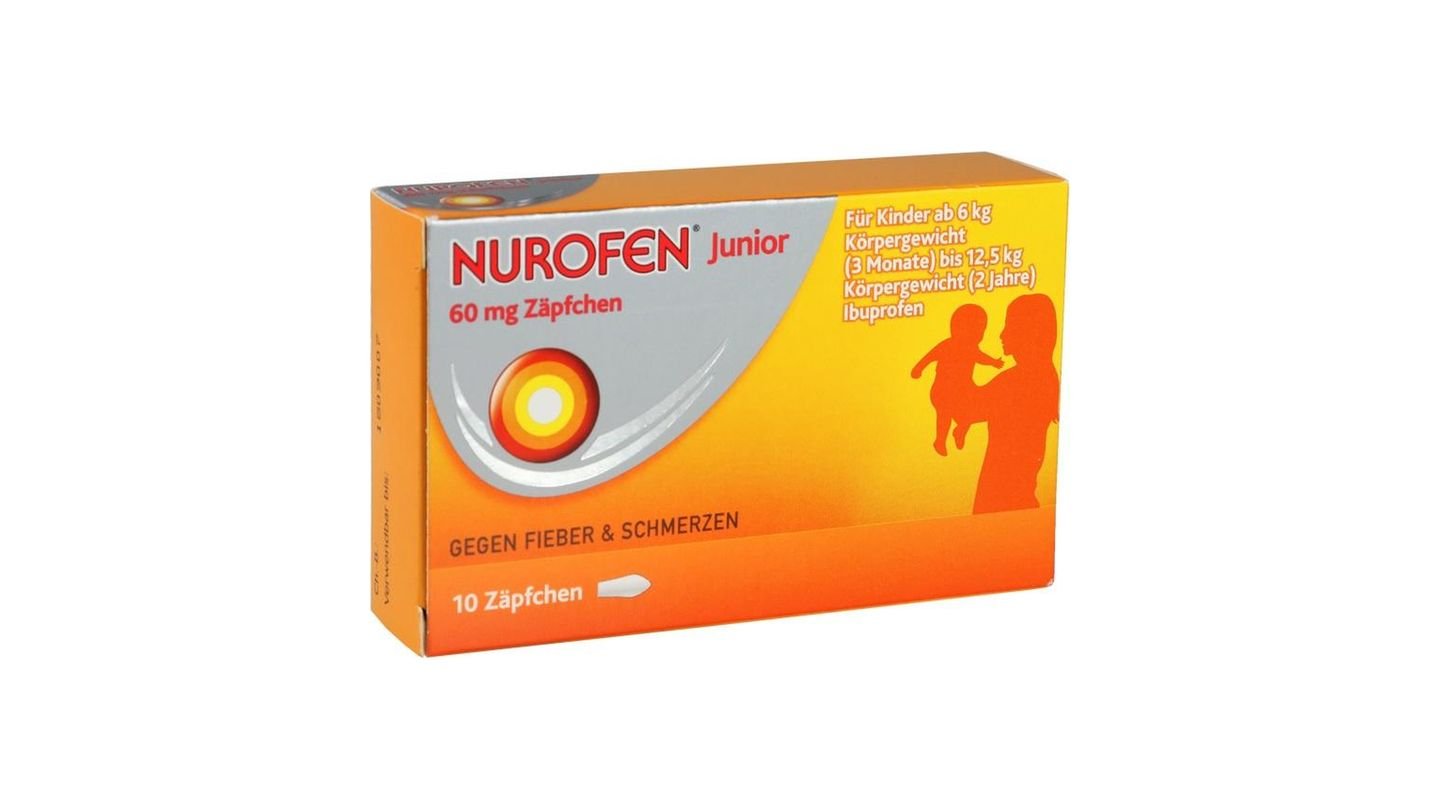 Nurofen Junior 60mg Zäpfchen | Apotheke am Josephplatz | Wolt