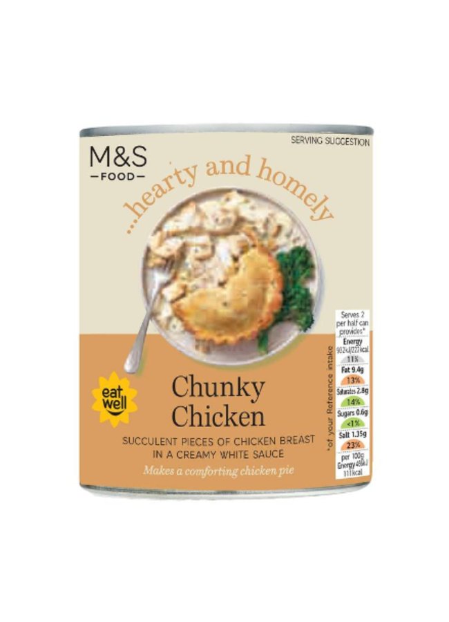 M&S Chunky Chicken In White Sauce, 400g | M&S Food Tigne | Wolt