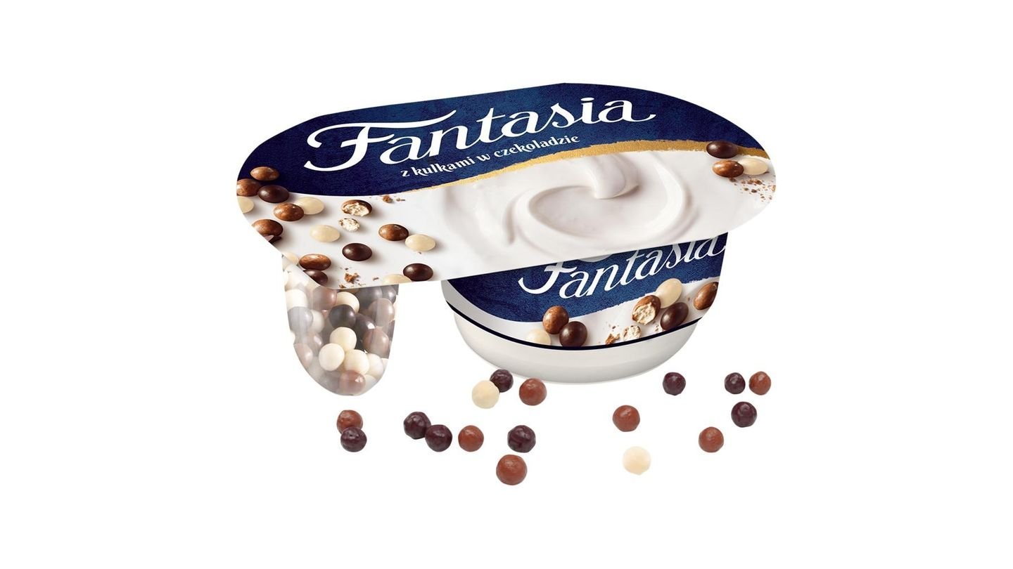 Fantasia Jogurt kremowy z kulkami w czekoladzie 100 g | Carrefour Plac Dominikański | Wolt