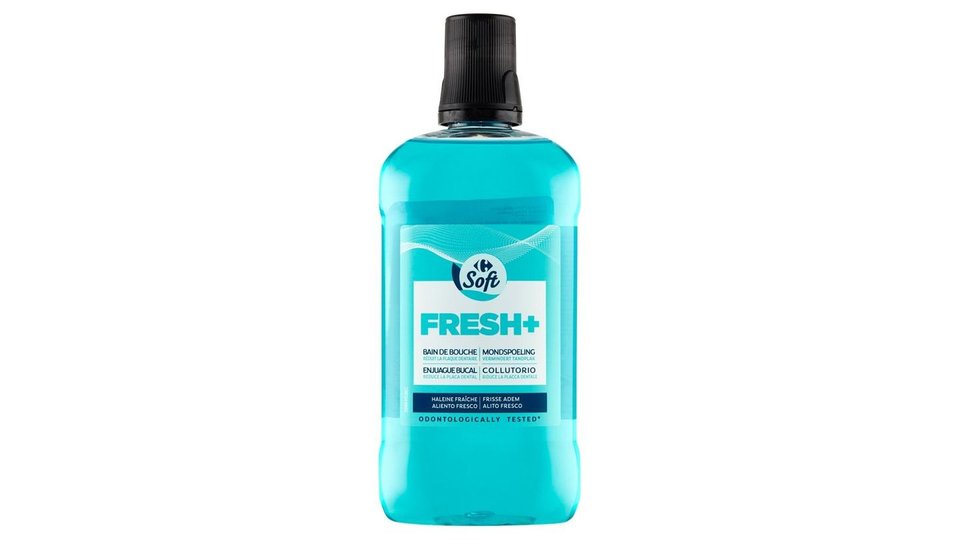 Carrefour Soft Fresh+ Płyn do płukania jamy ustnej 500 ml | Carrefour Legnicka | Wolt